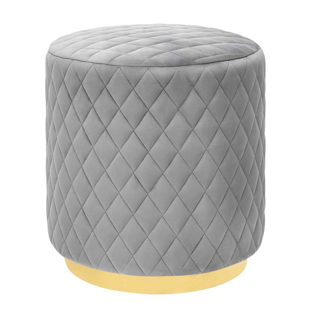Elegant Velvet Diamond Tufted Ottoman, Belen Kox - Walmart.com