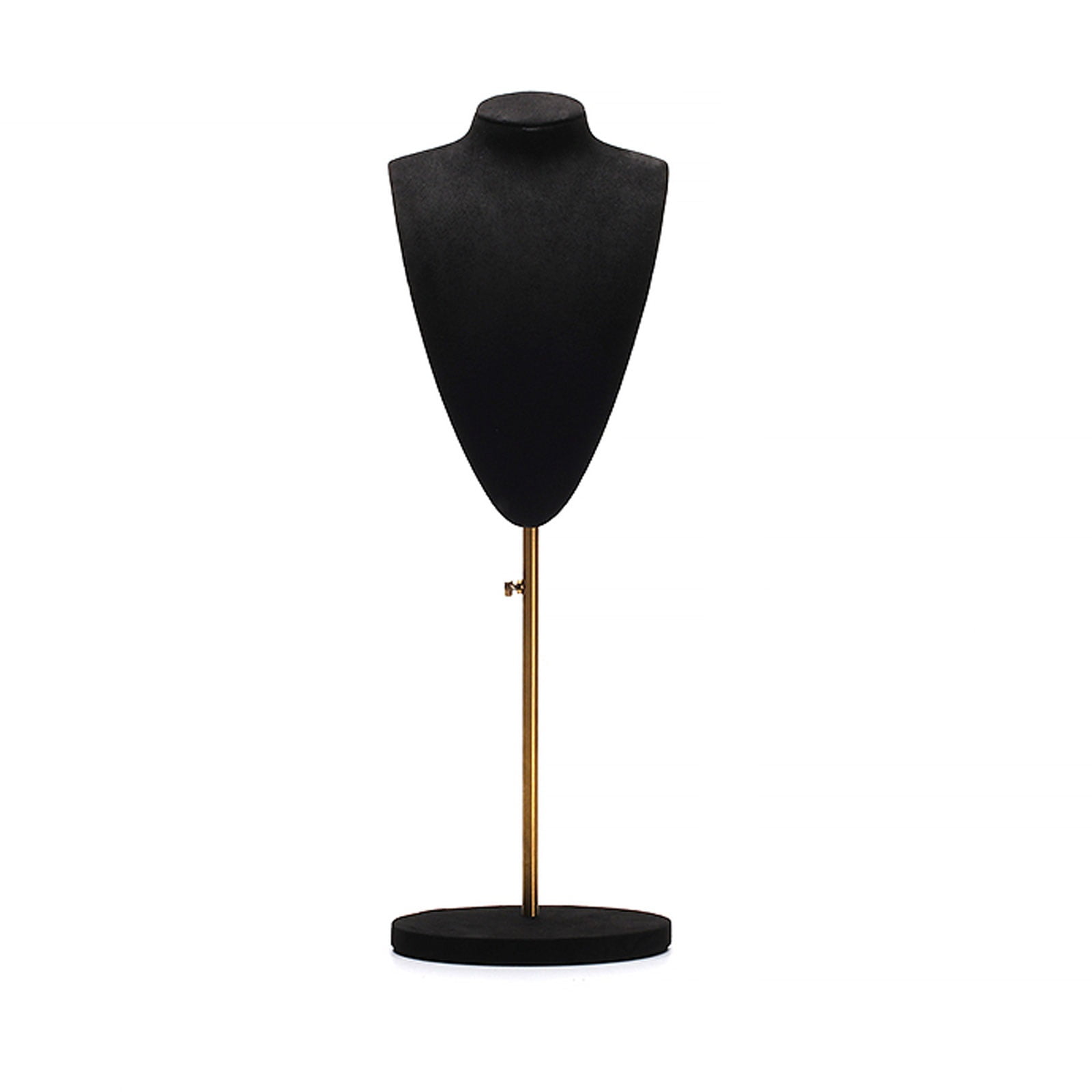 Elegant Velvet Necklace Jewelry Display Model Bust Stand for Home ...