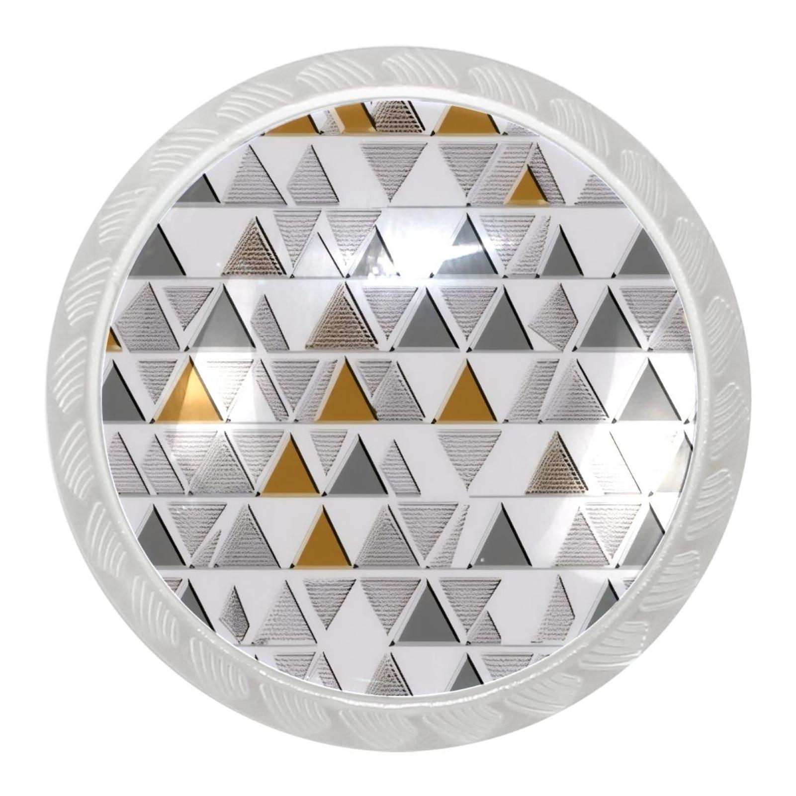 Elegant and Versatile Set of 4 Round Transparent Cabinet Knob Drawer ...