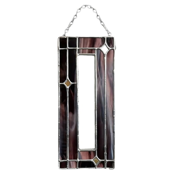 Elegant Vertical Photo Strip Display Frame Handmade Stained Glass ...