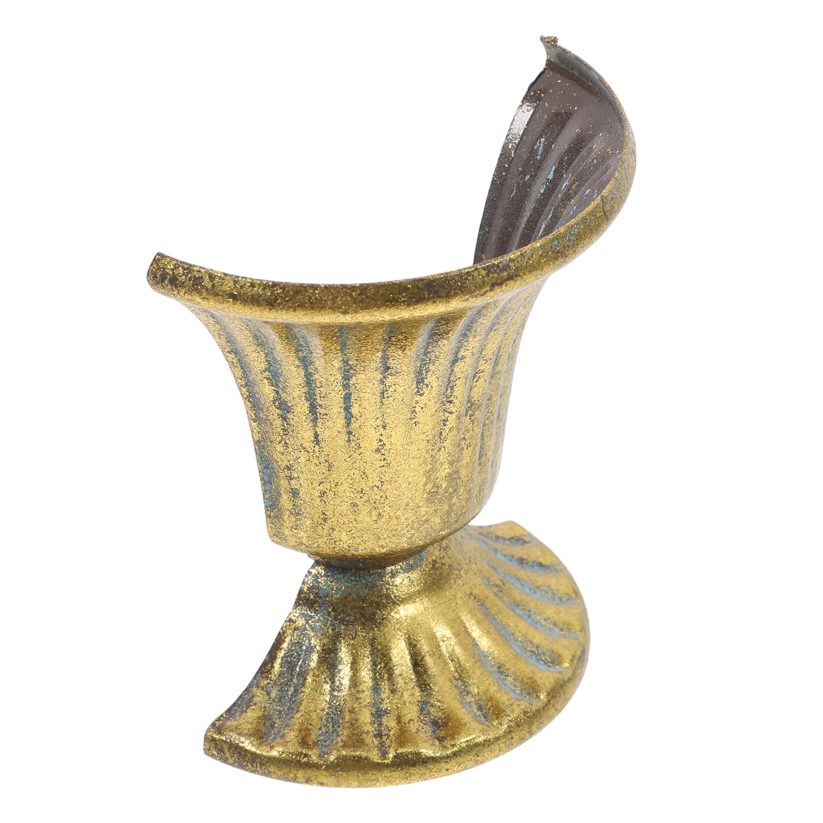 Elegant Wall Planter Decorative Metal Half Vase Indoor Plants Wall ...