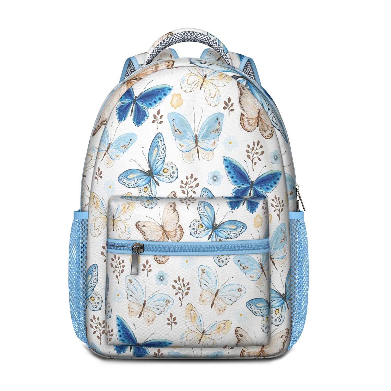 Elegant Watercolor Butterfly Backpack - Durable, Organized Storage ...
