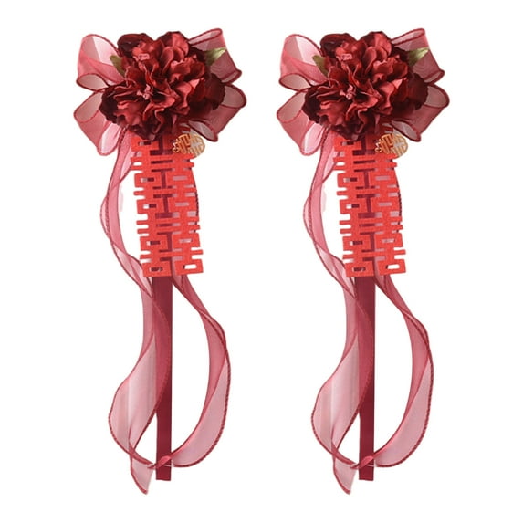 Elegant Wedding Curtain Tiebacks Set Of 2 Drapery Ties Curtain Holders ...