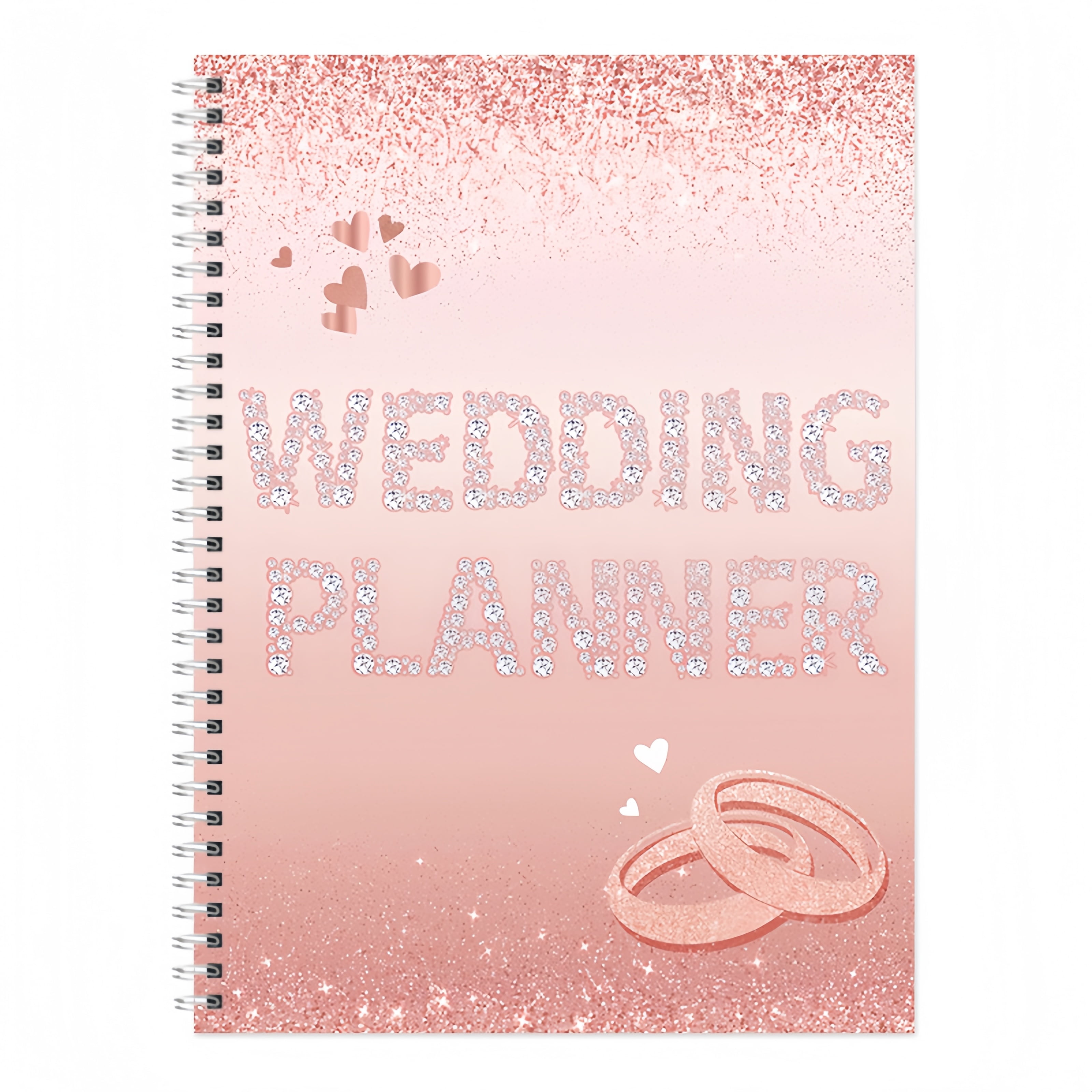 Elegant Wedding Planner Notebook – 8.27 x 11.22 Inches Wedding Planning ...