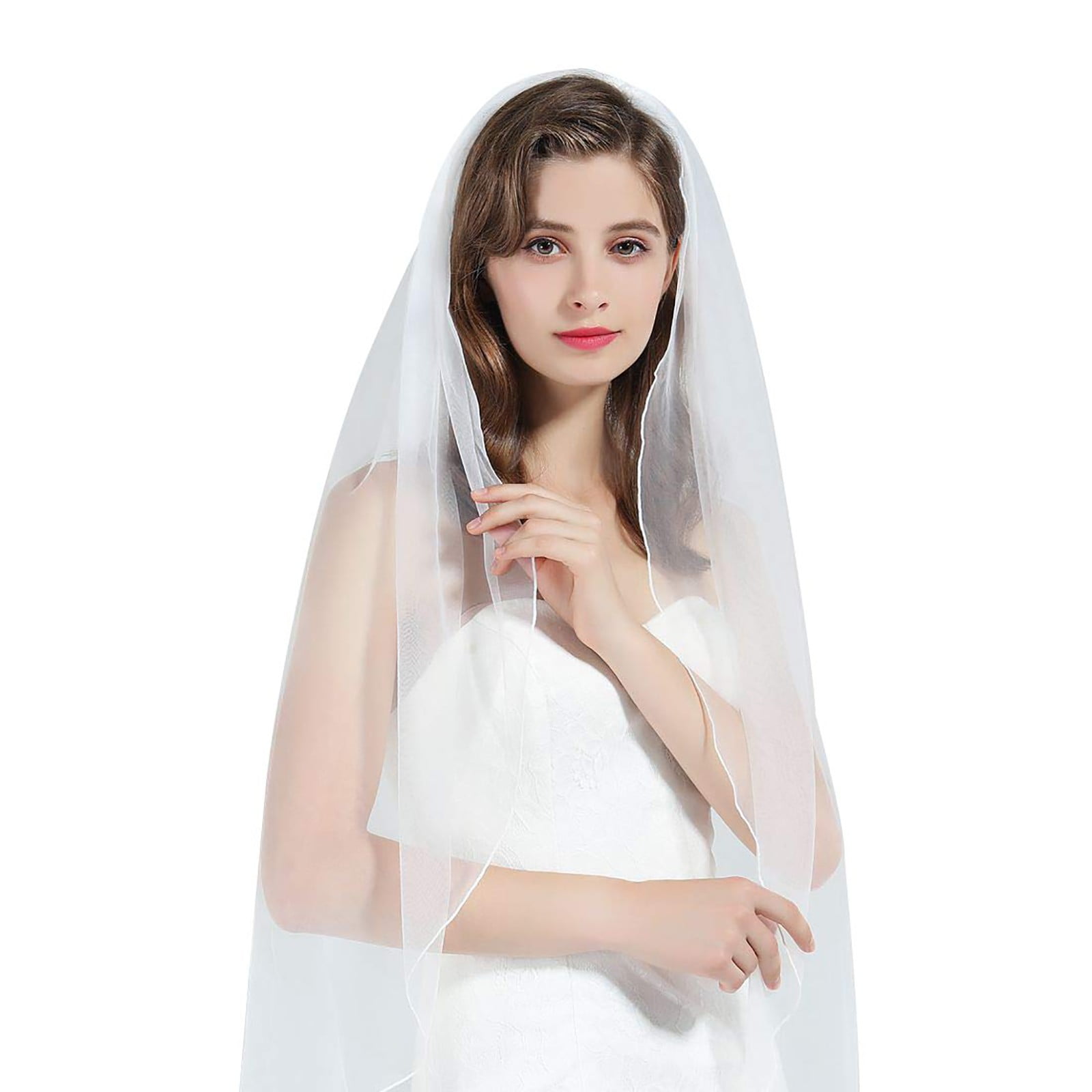 Elegant Wedding Short Lace Headpiece Layer Comb for Bride - Exquisite ...