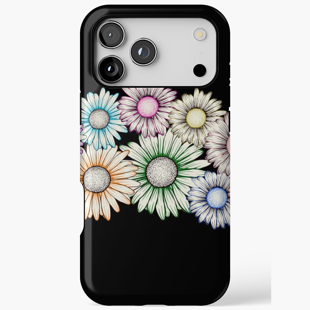 Elegant Whimsical Botanical Line Art iPhone Case 11 to 17 Pro Max ...