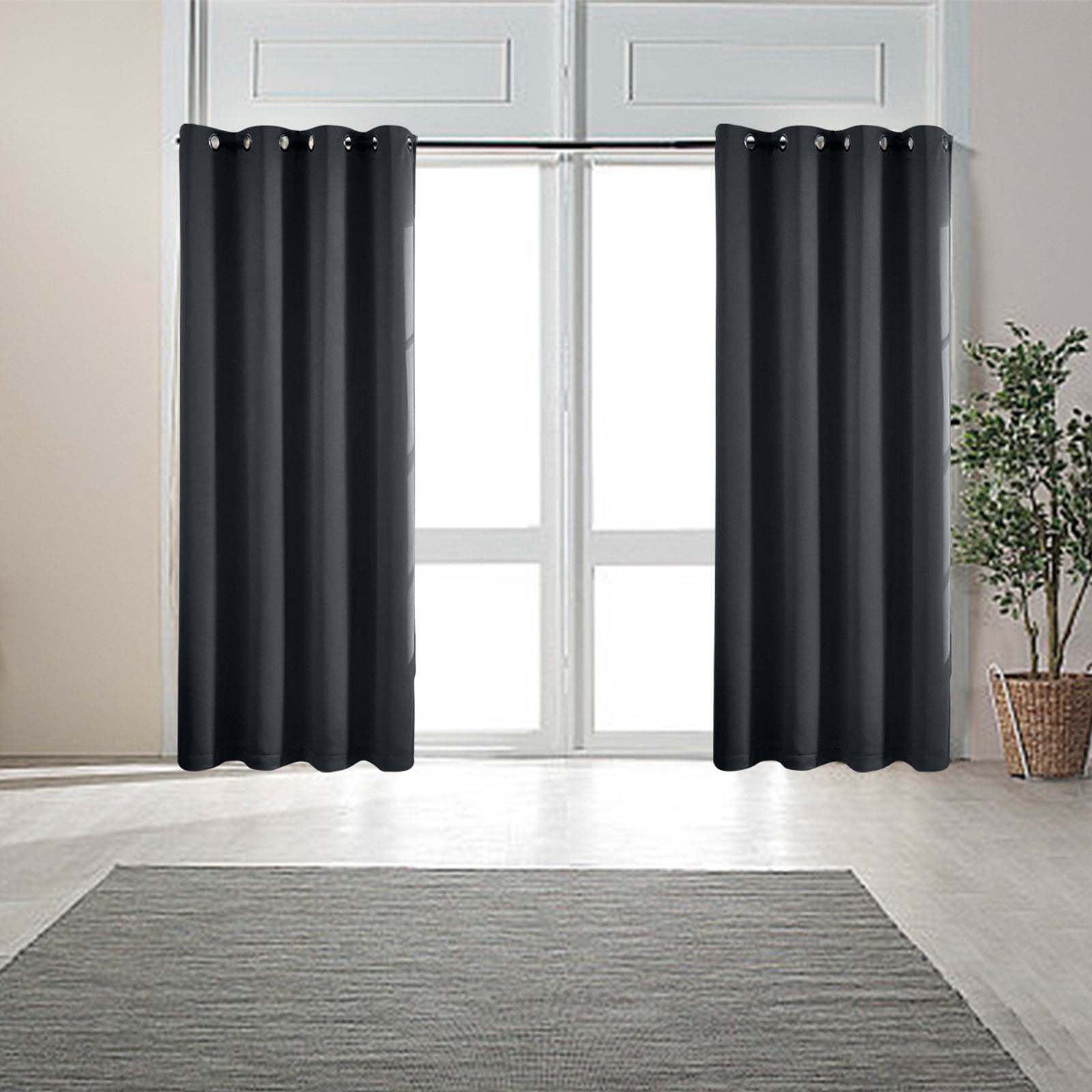 Elegant Window Panels, Blackout Curtains, Light-Blocking, Energy ...
