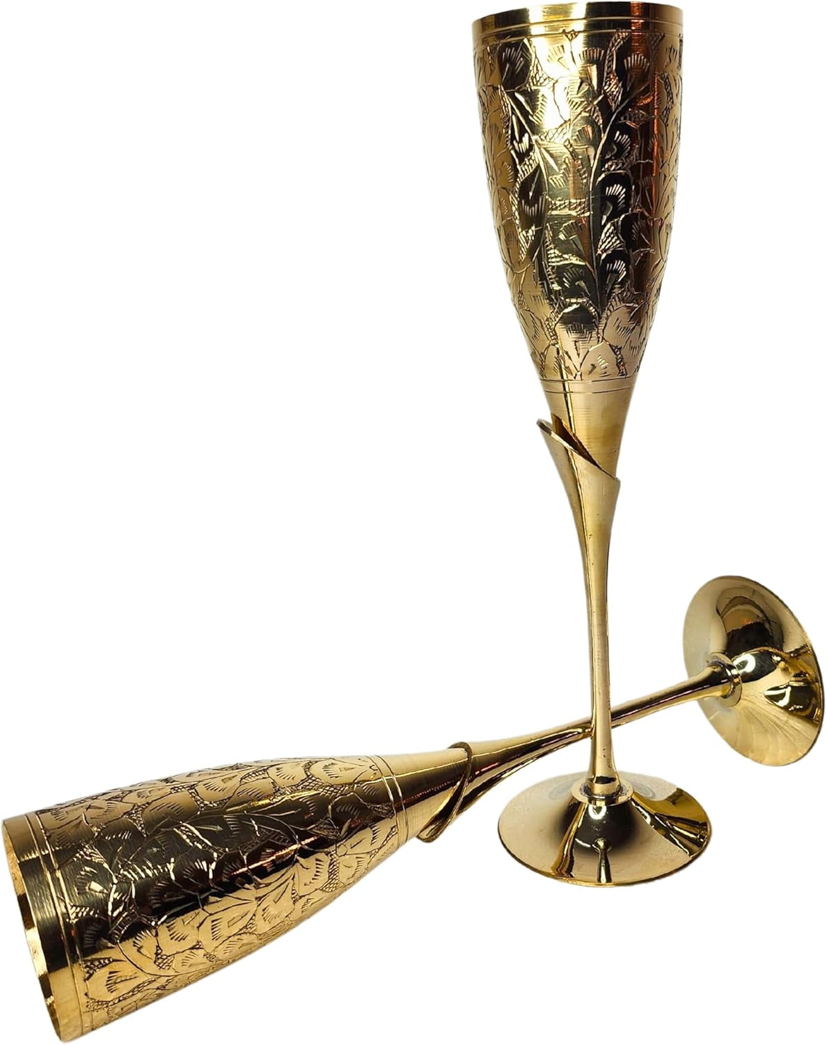 Elegant Wine Goblet - Premium Goblet Solid Brass Royal Wine Goblet ...