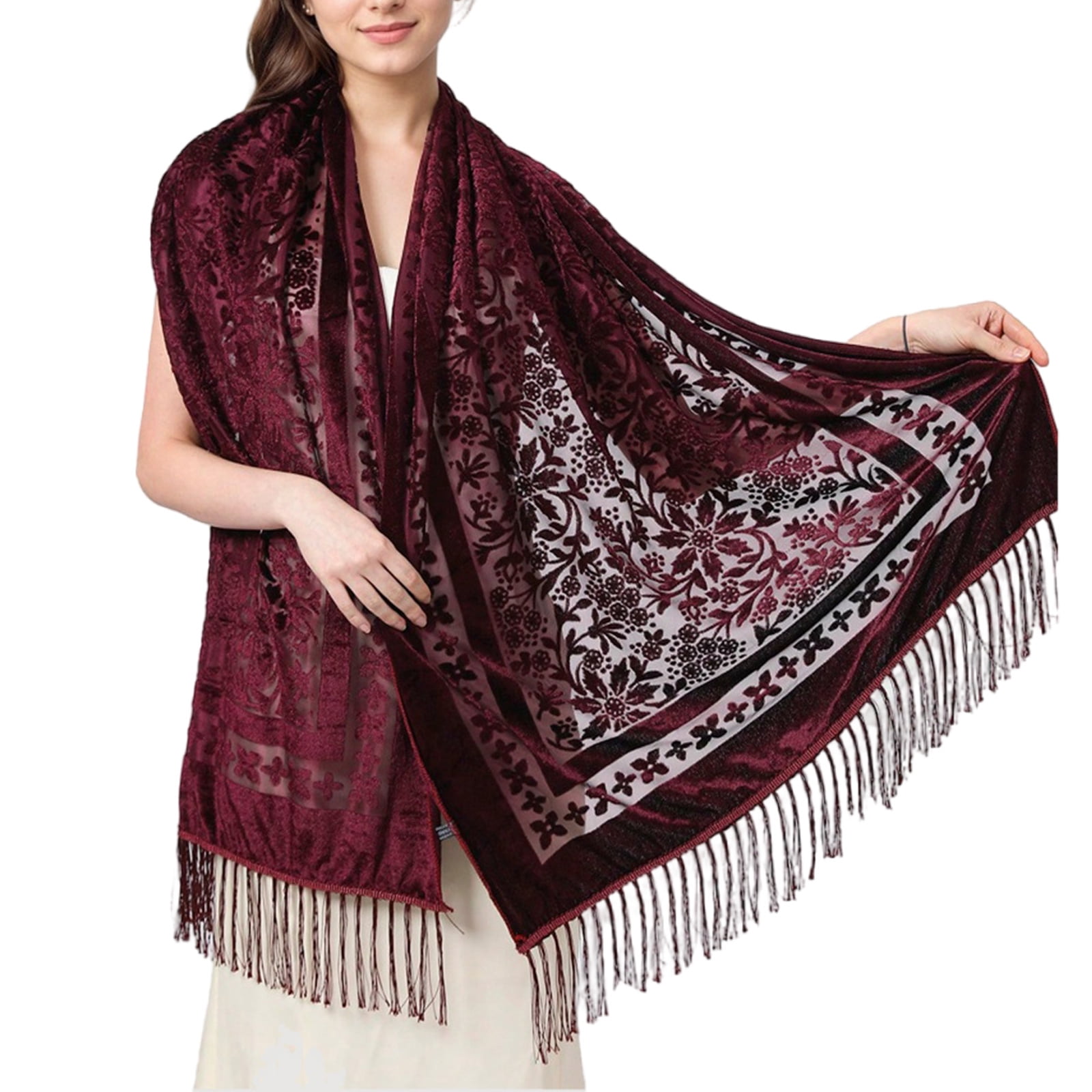 Elegant Women Shawl Shoulder Wrap for Evening Dress Lightweight Ethic ...
