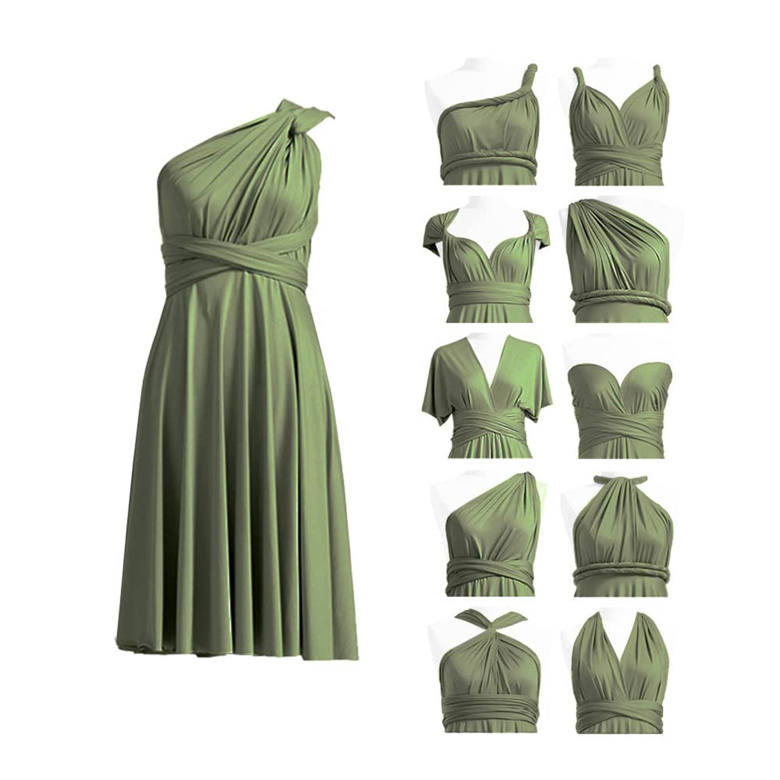 Elegant Women's Casual Dress For Wedding Party Banquet Versatile Way ...