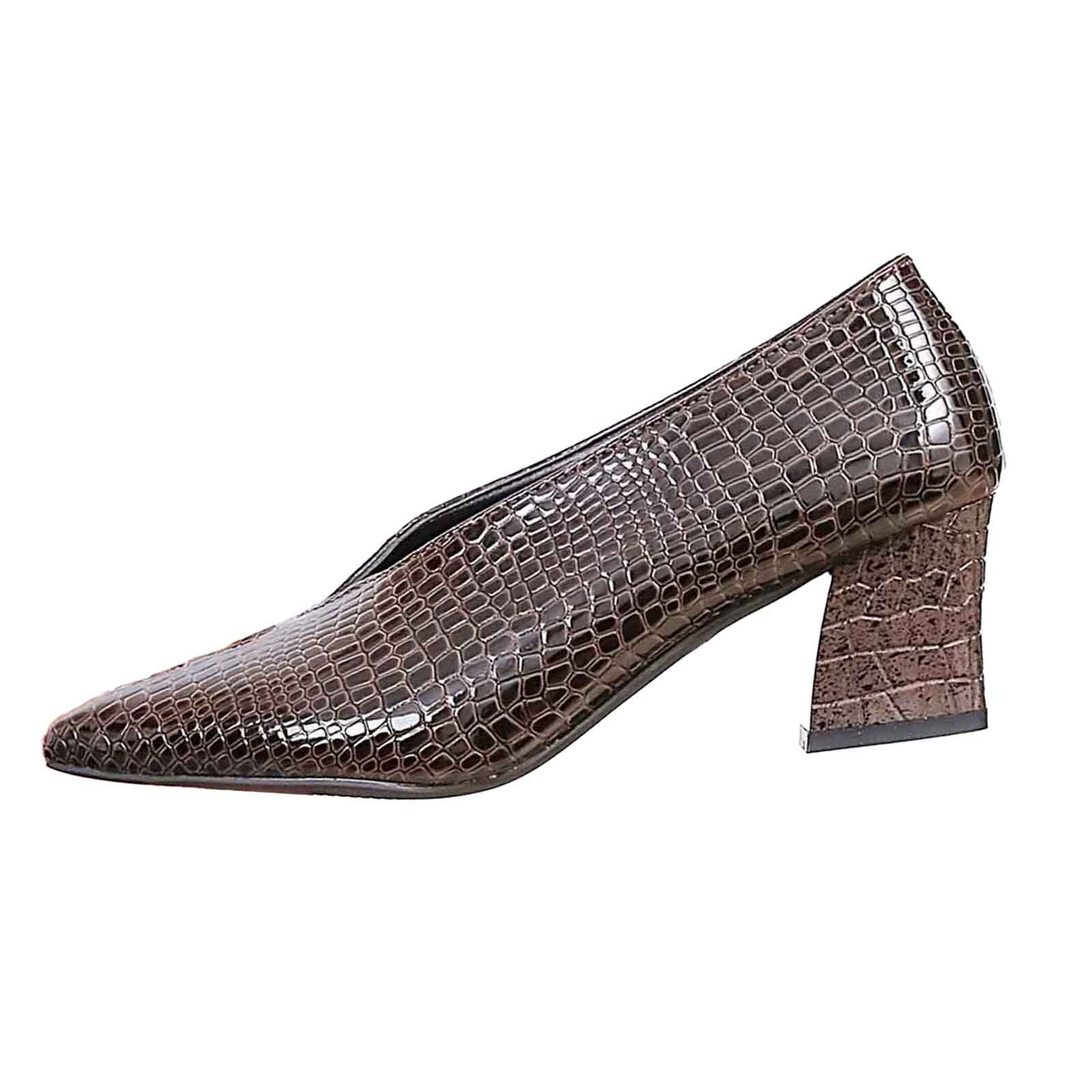 Xiaoxatg Elegant Women's High Heels Round Toe On Heel Dress Shoes for ...