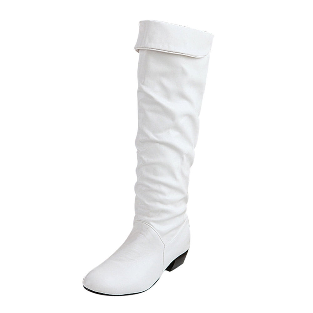 Elegant Women's Knee High Riding Boots with Heel Options for Winter and ...