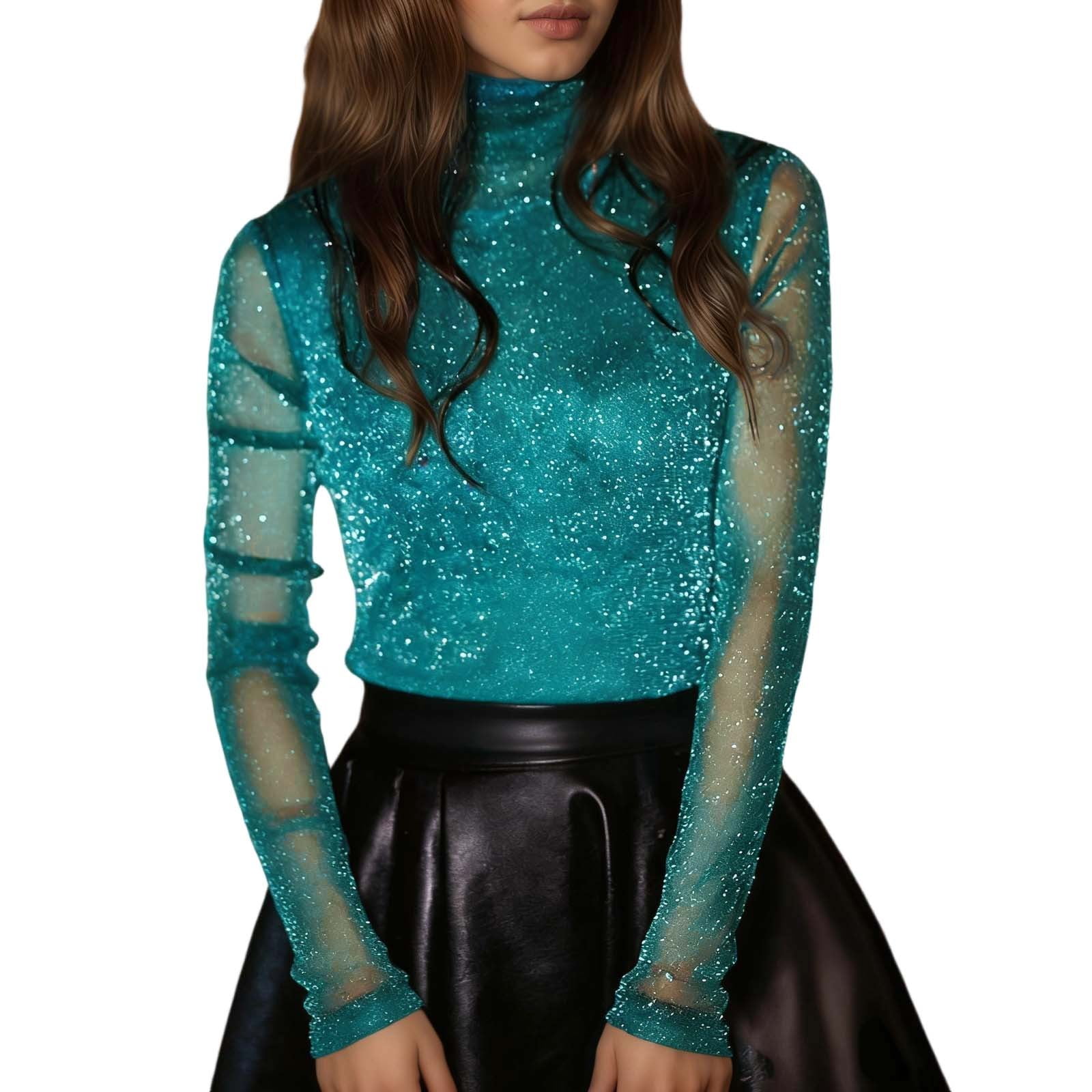 Elegant Women's Mockneck Knit Top Featuring Long Sleeves And Delicate ...