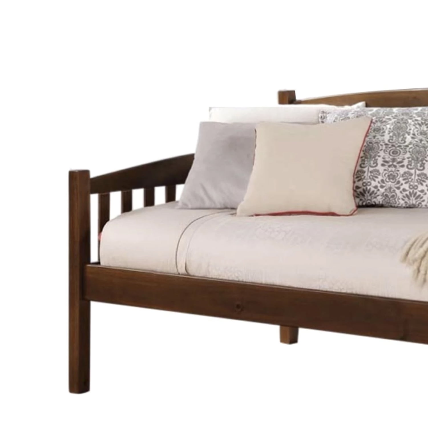 Elegant Wooden Daybed, Antique Oak Brown - Walmart.com