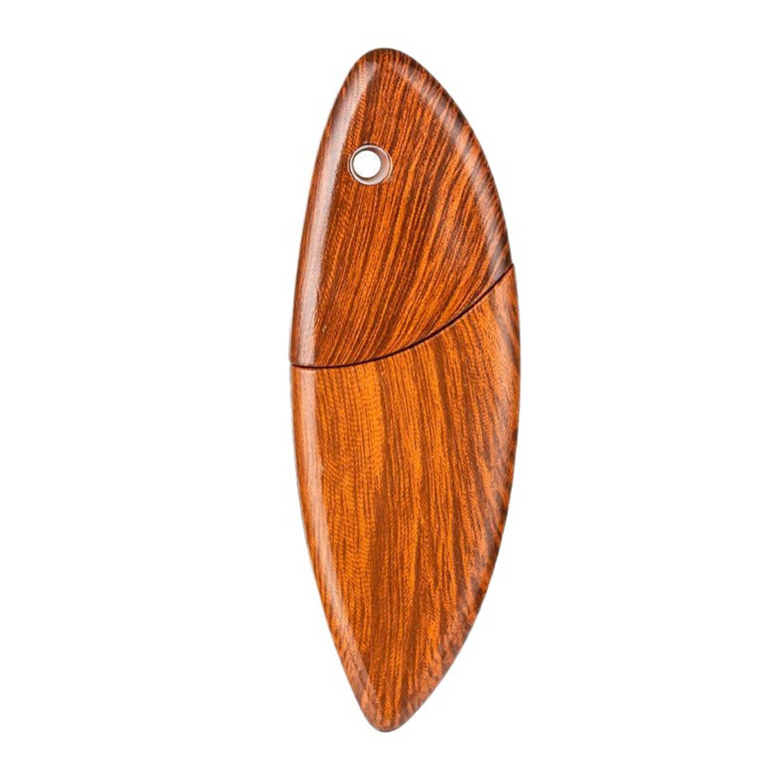 Elegant Wooden Handle Mini Pocket Compact Folding With Smooth Opening ...