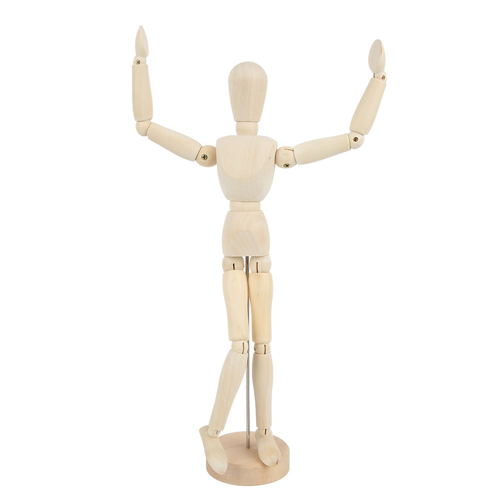 Elegant Wooden Jointed Manikin, 12in Art Model Figure with Flexible ...