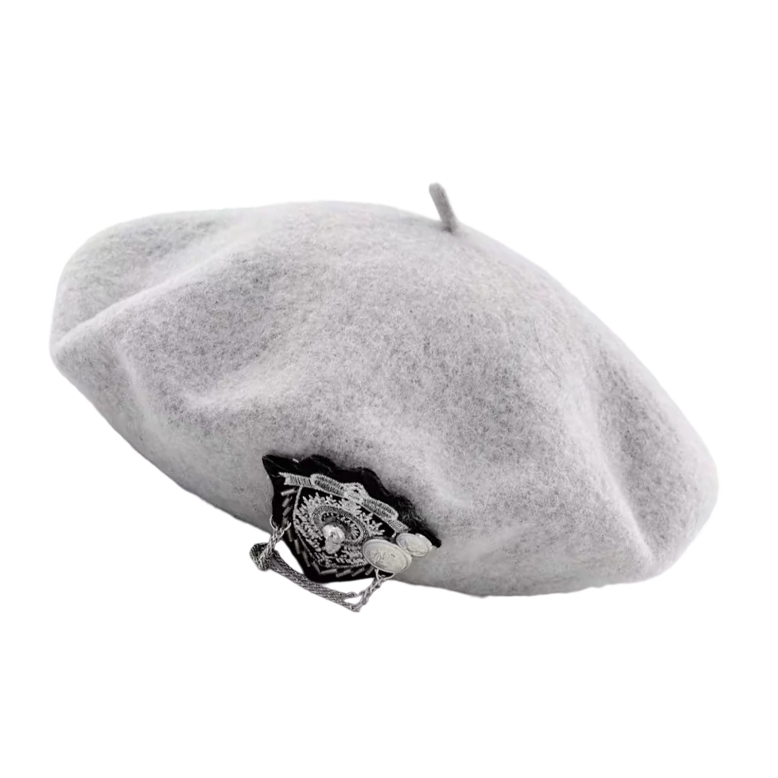 Elegant Wool Blend Round Cap for Reception Team Stage Performances ...
