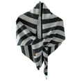 Elegant Wool Mix Womens Winter Scarf Shawl Angular Design Comfortable ...