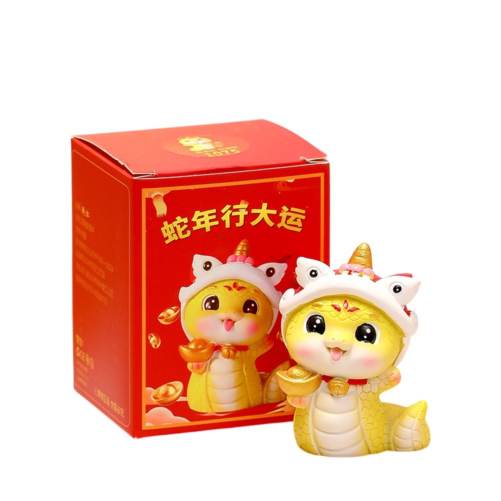 Elegant Year of The Snake Figurine: Good Luck & Abundance for Your Home ...