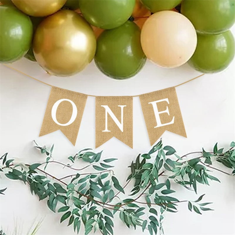 Elegant and beautiful linen swallowtail flag perfect for baby shower ...