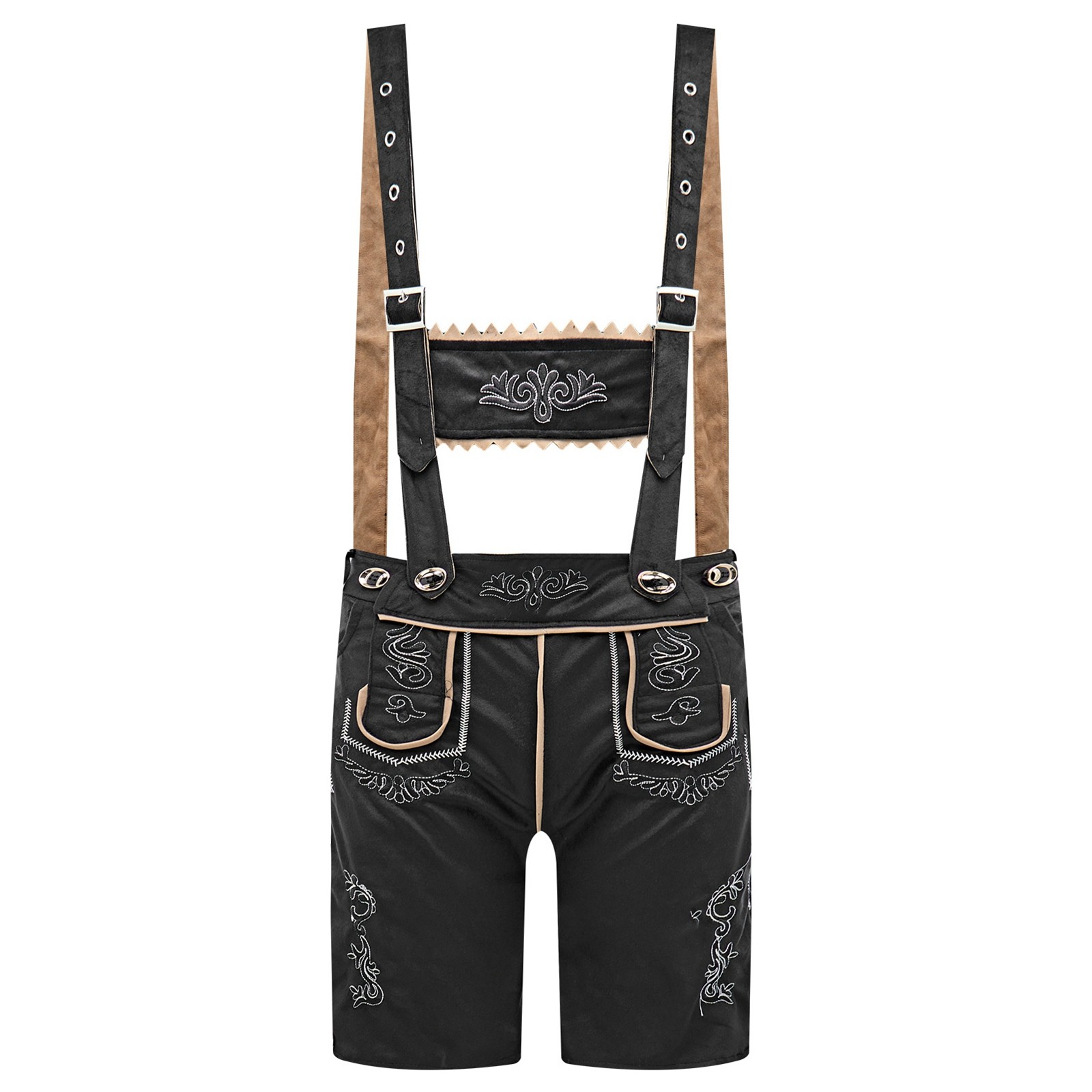 Elegant for Women Court Dress Gothic Lace Overalls with Suspenders ...