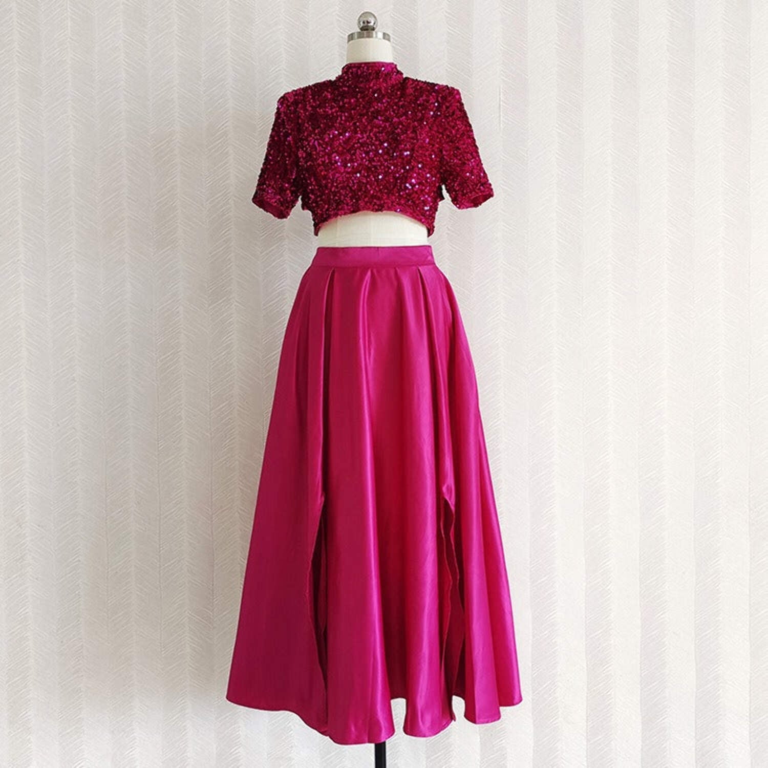 Beaded Stand-Up Collar Evening Dresses - Walmart.com