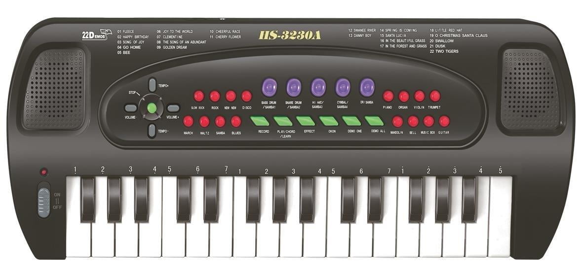 Elegantoss Electronic Organ Keyboard Piano with 32-key Microphone ...