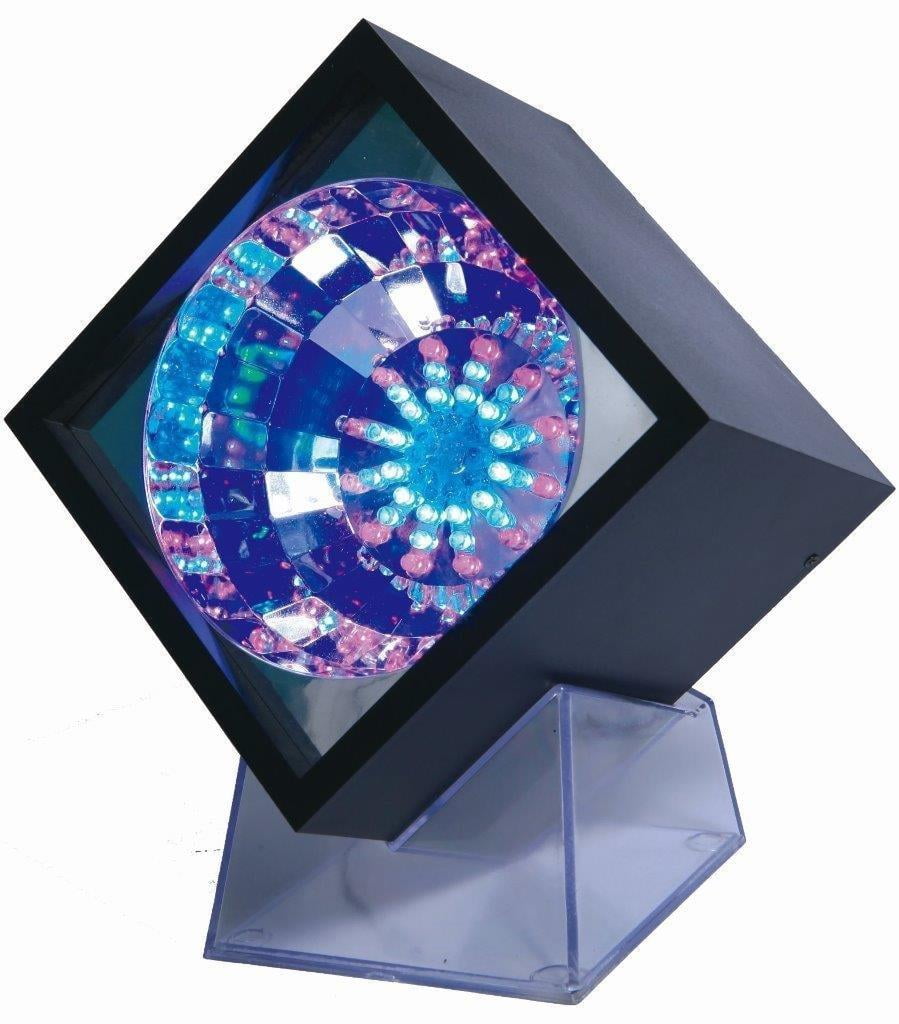 Elegantoss LED Color Changing 47 LED Flashing Cube with Transparent ...