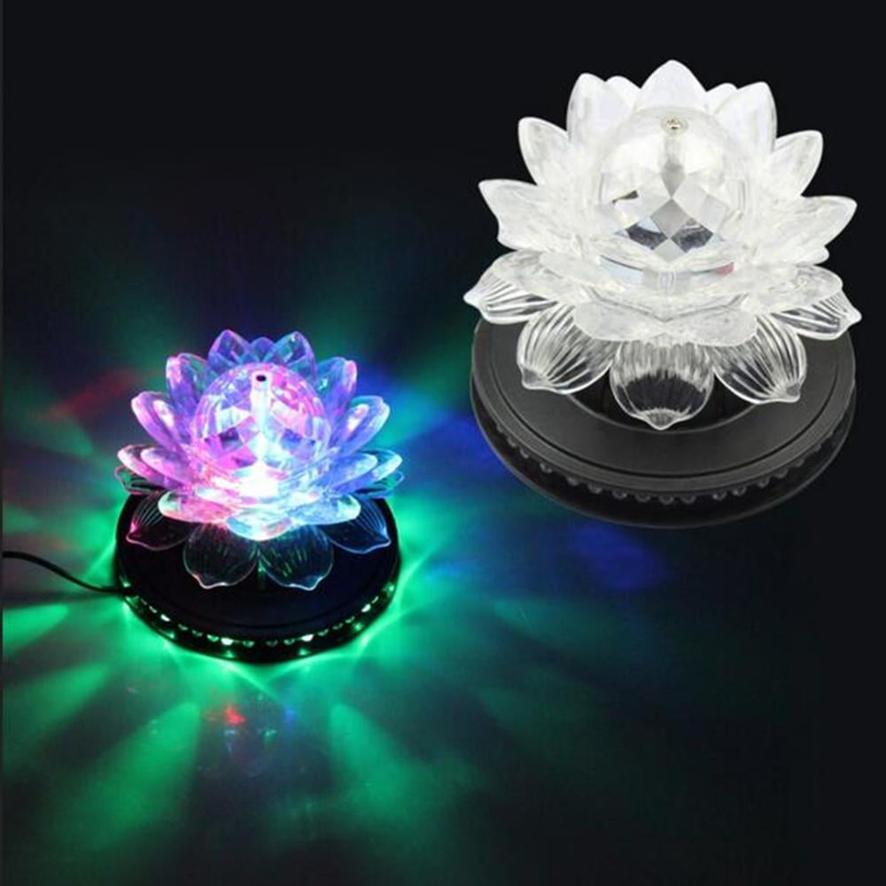 Elegantoss RGB Rotating LED Sunflower with Lotus Light Multi color ...