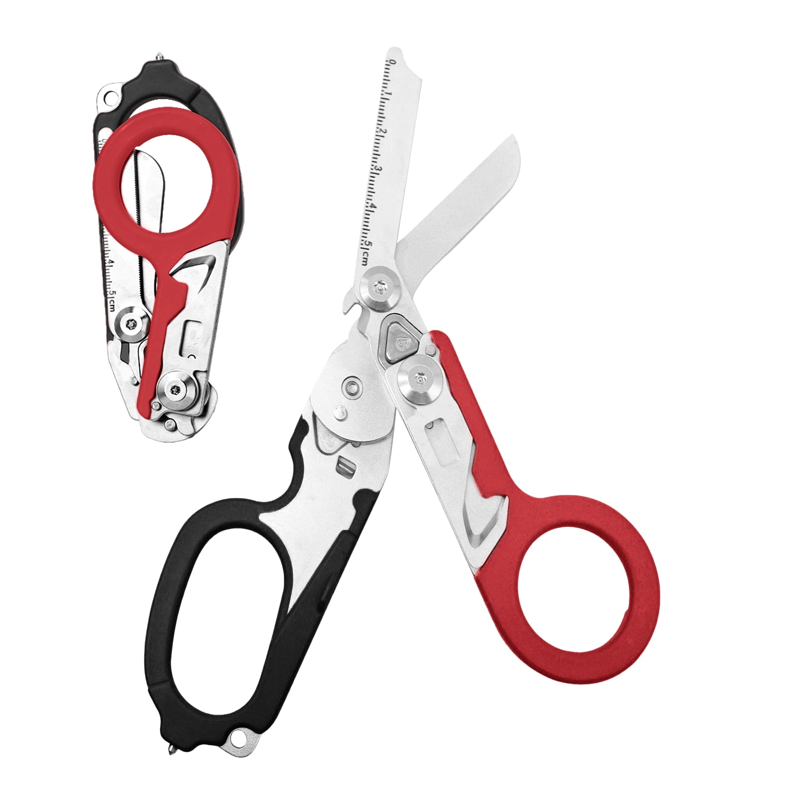 Elegital 6-in-1 Black Multifunctional Trauma Emergency Scissors ...