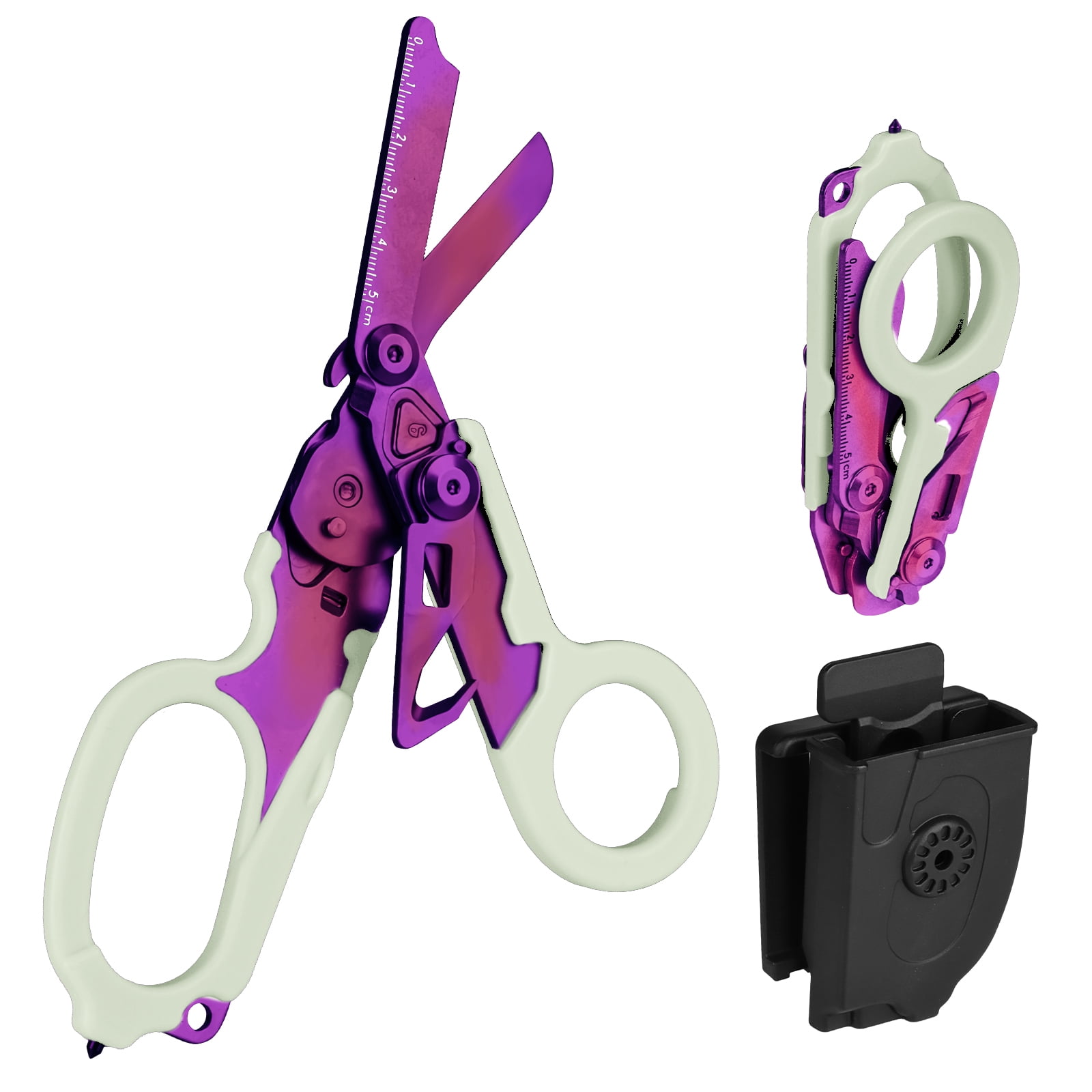 Elegital 6-in-1 Outdoor Tactical Multi-Function Trauma Scissors 8.1*3.5 ...