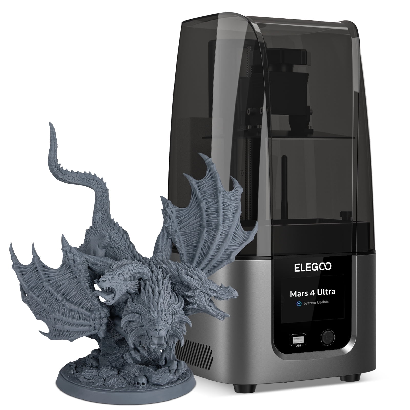 ELEGOO Mars 4 Ultra 9K Resin 3D Printer, Wi-Fi, Linux OS, Leveling ...