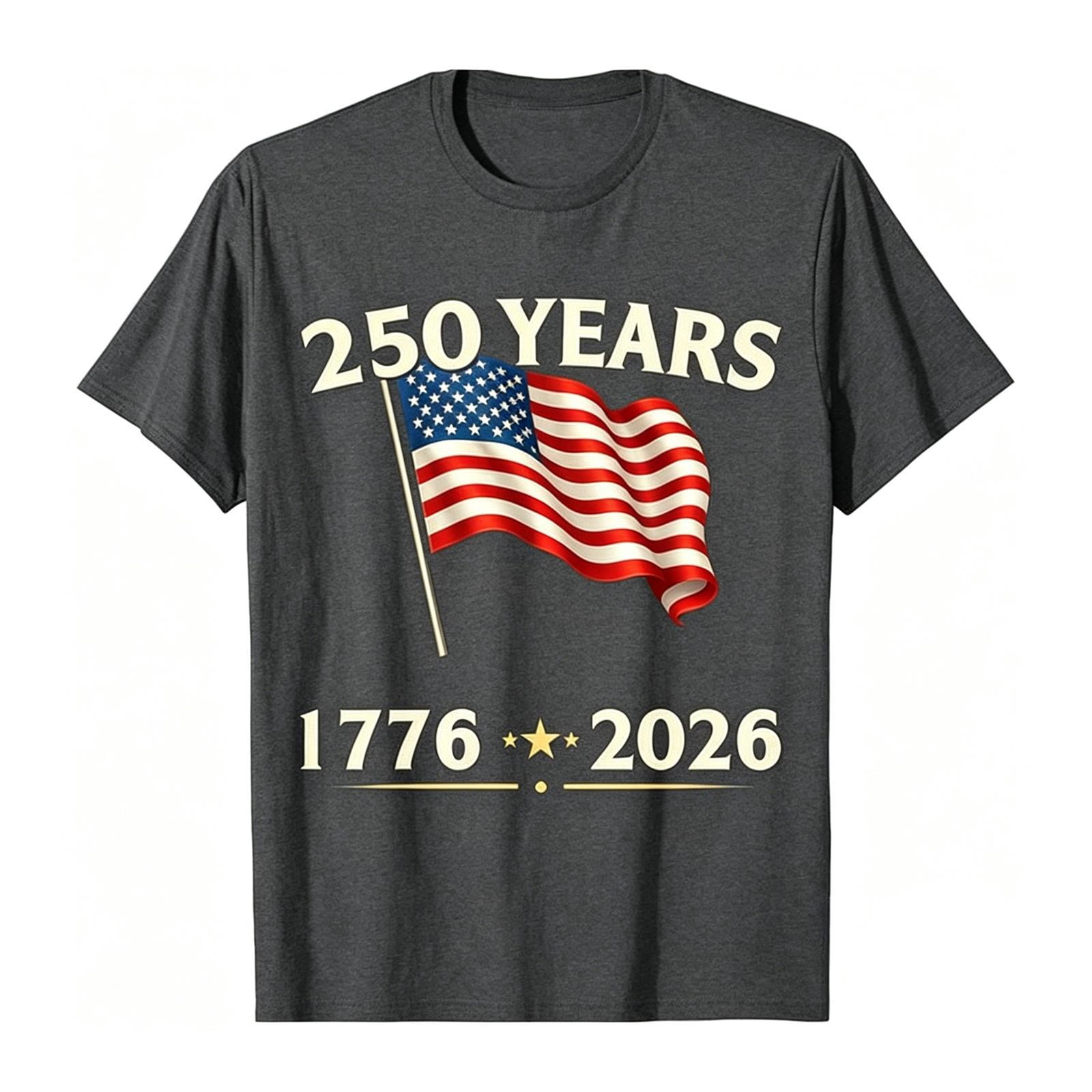 Elegyee Boys Summer 4Th of July T Shirt Casual Letter Print Round Neck ...