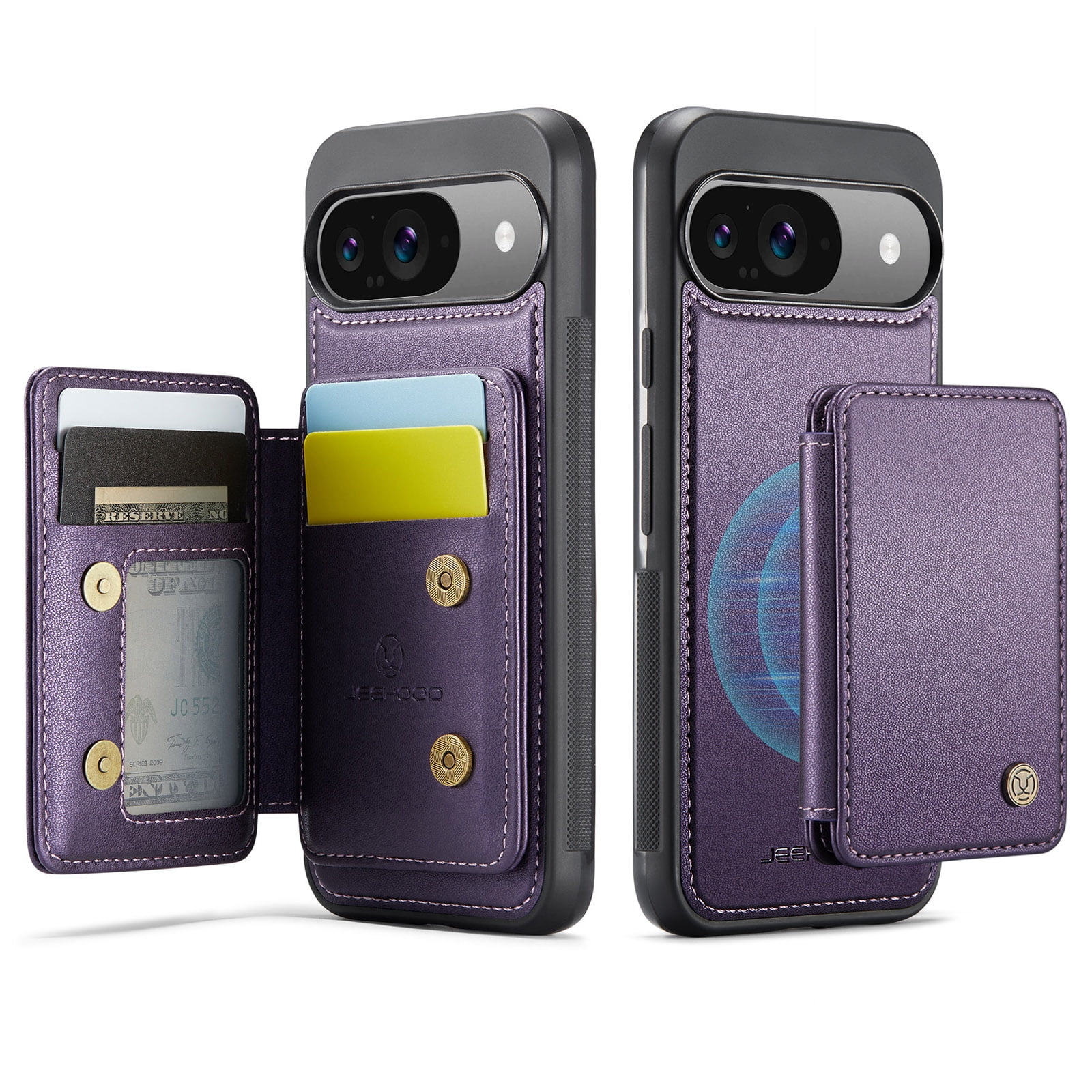 Elehold for Google Pixel 9 Pro XL Case with Detachable Back Wallet ...