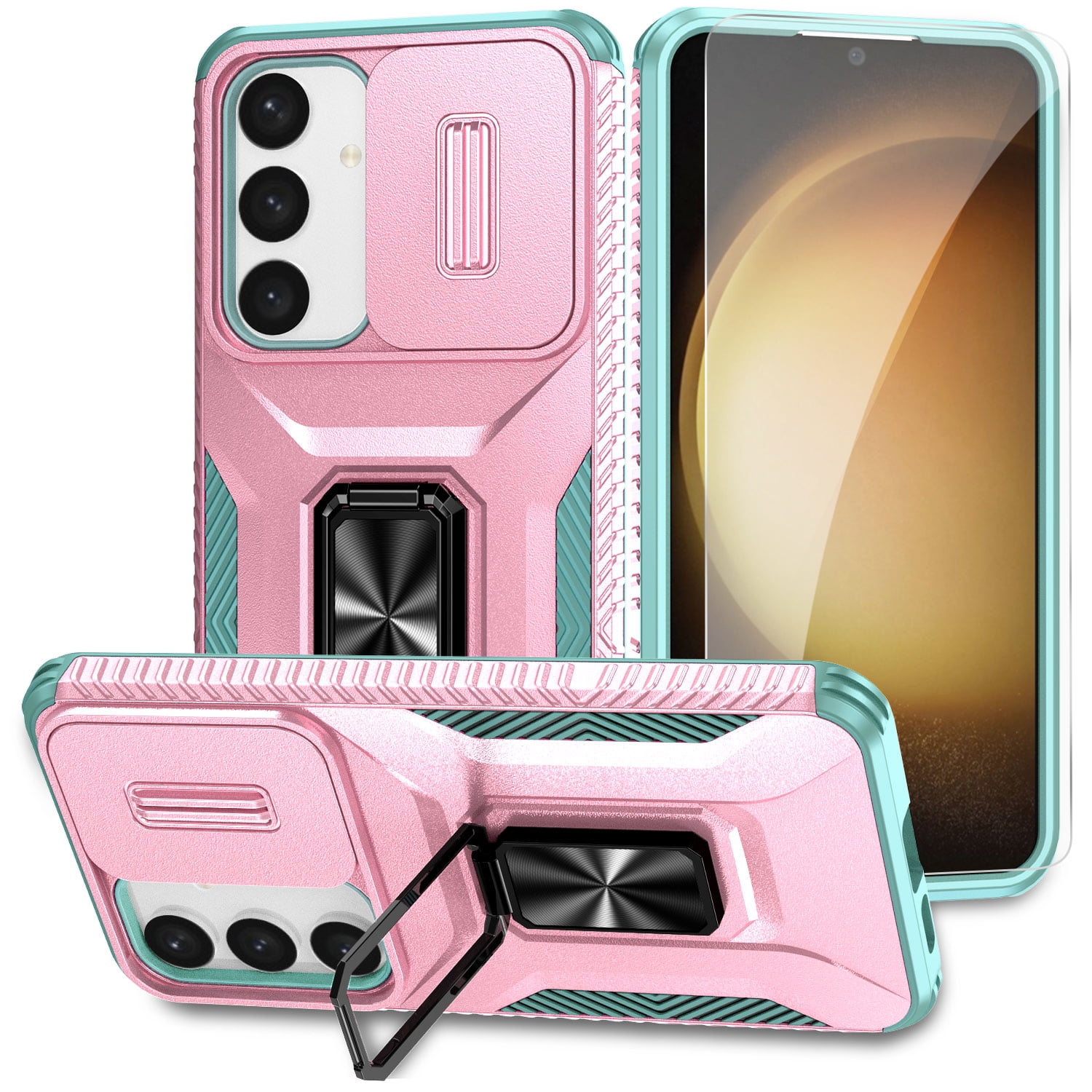 Elehold for Samsung Galaxy A35 Case with Sliding Camera Lens Cover ...