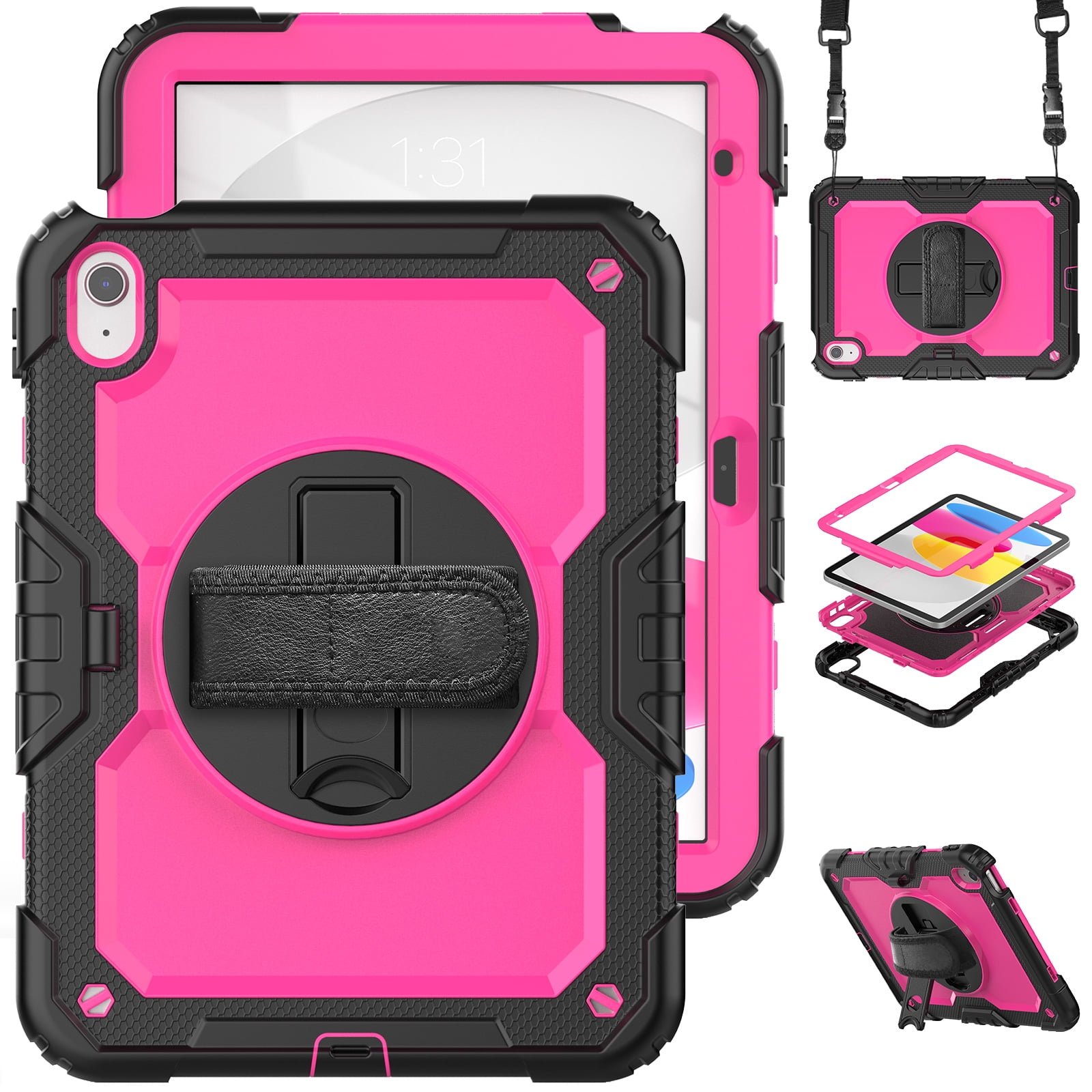 Elehold iPad Rugged Military Shockproof Case For iPad 11th Generation ...
