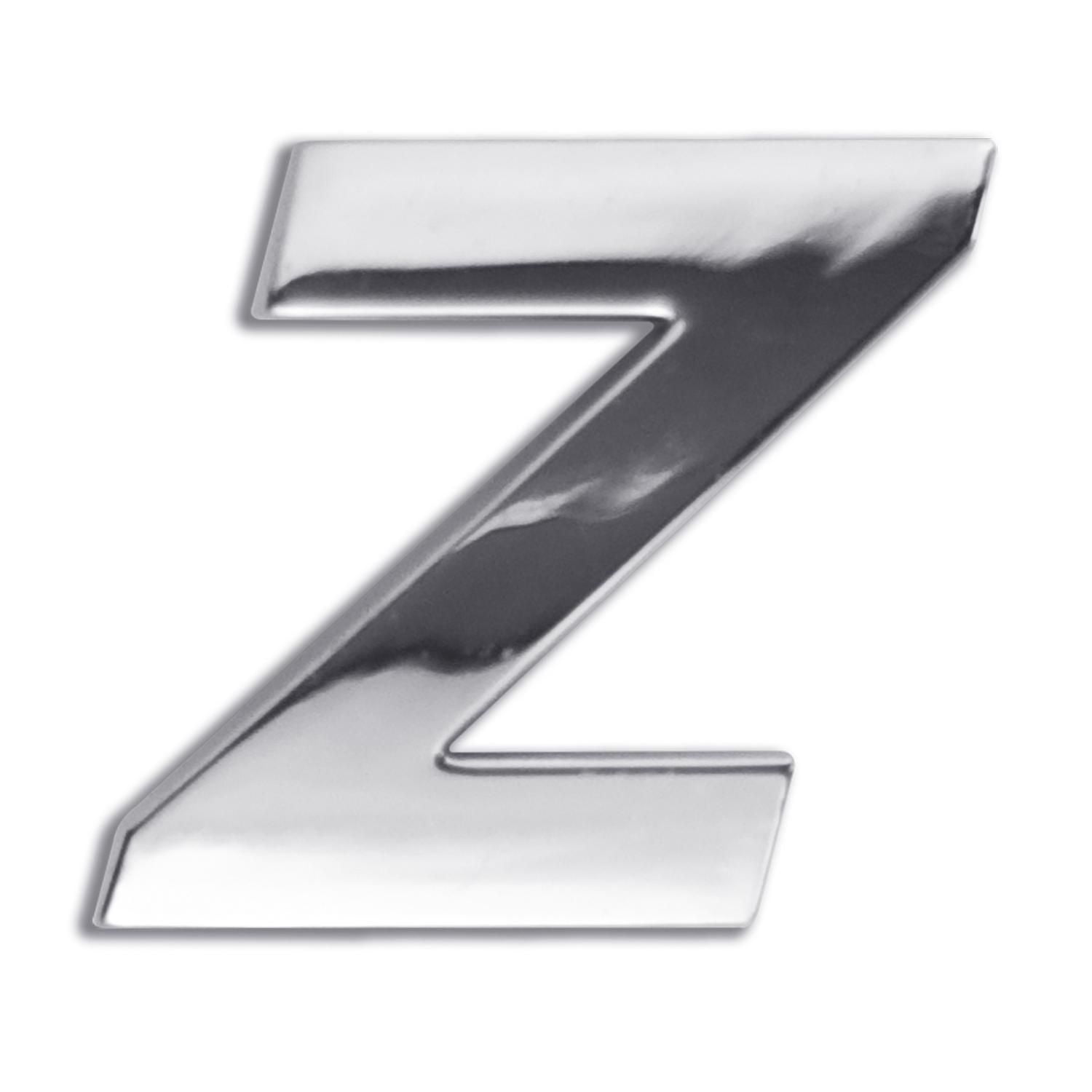 Elektroplate 3D Custom Chrome Emblem, Z Symbol, Letter Z Emblem ...