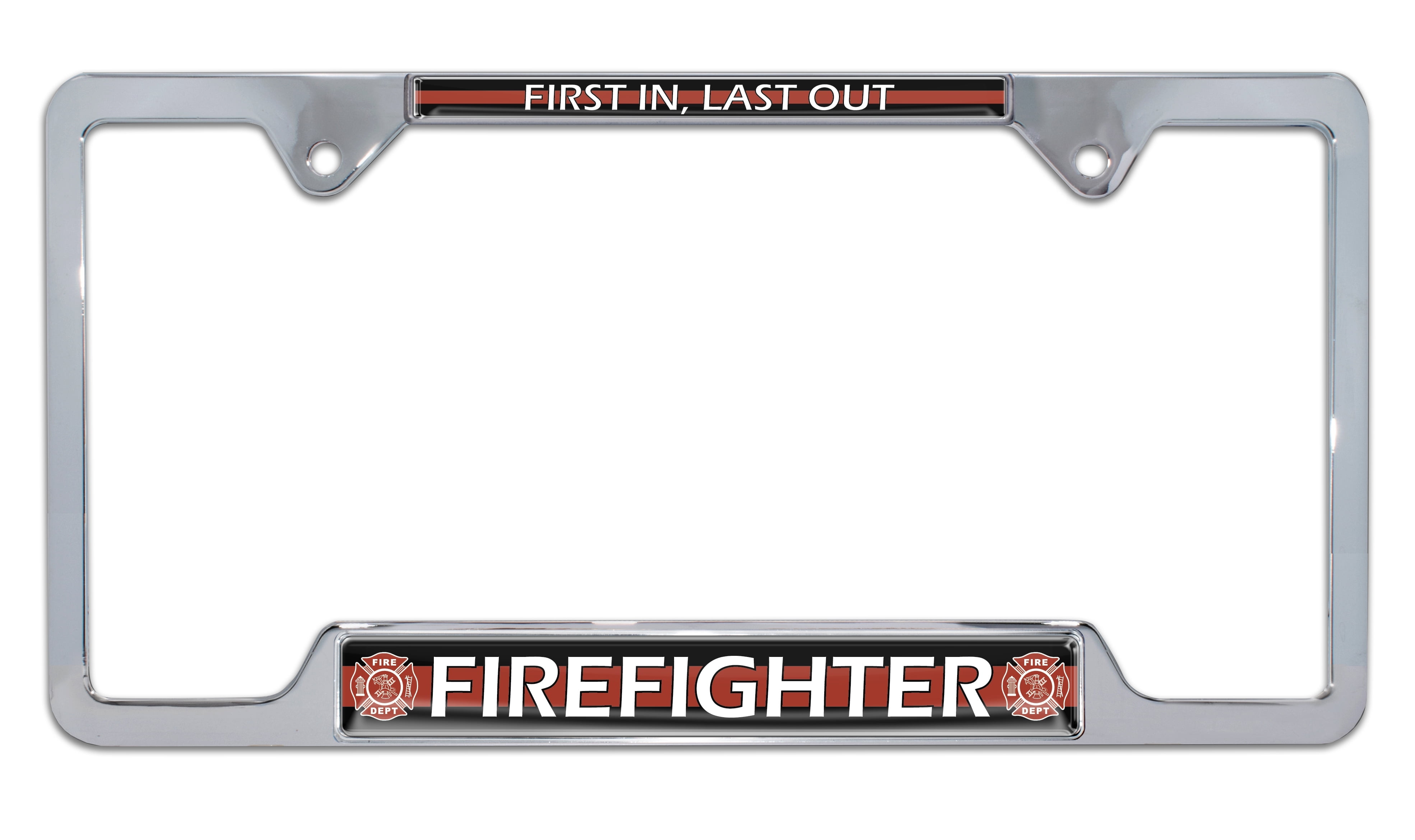 Elektroplate Firefighter "First In, Last Out" Chrome-Plated All-Metal ...