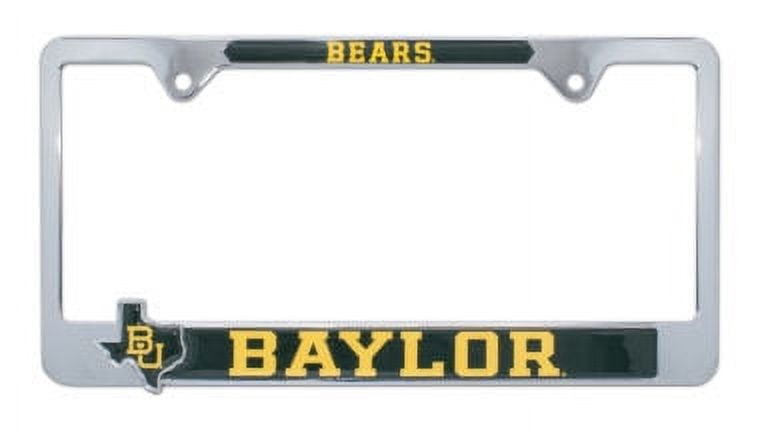 Elektroplate Officially Licensed Baylor Bears 3D Metal Silver Chrome ...