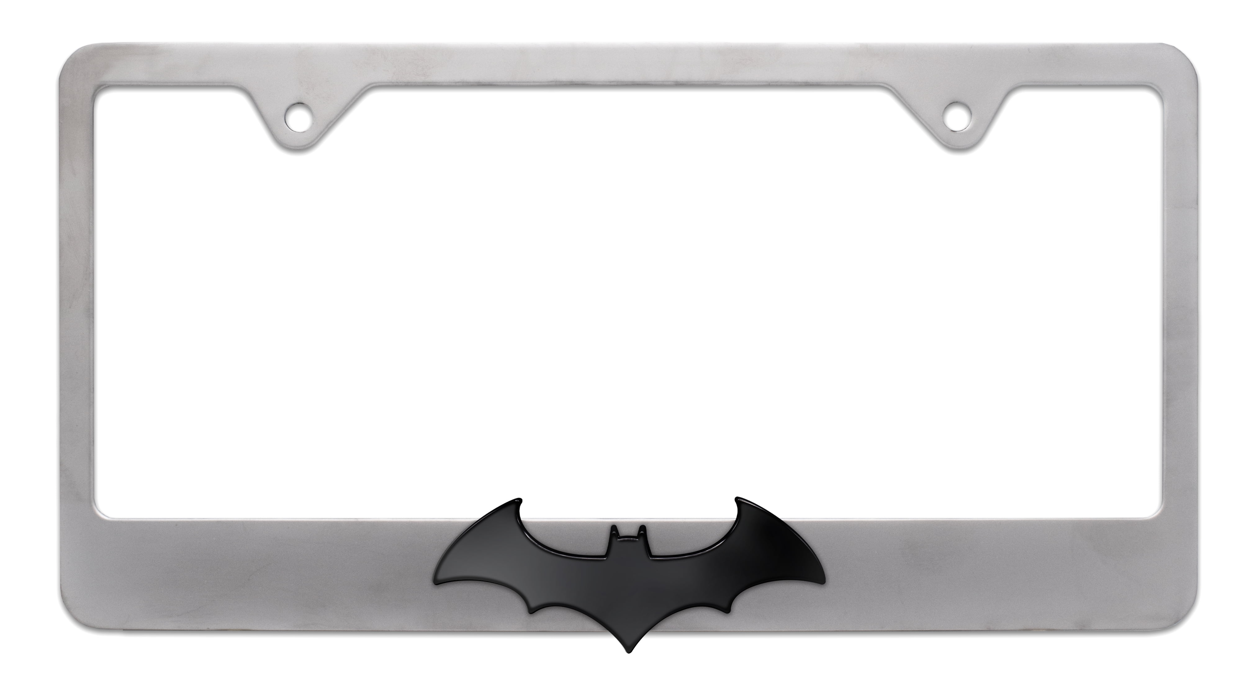 Elektroplate Officially Licensed DC Comics Batman Brushed Chrome (Black ...