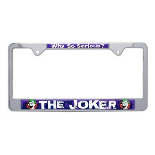 Elektroplate Officially Licensed DC Comics Joker Shiny Silver Chrome ...