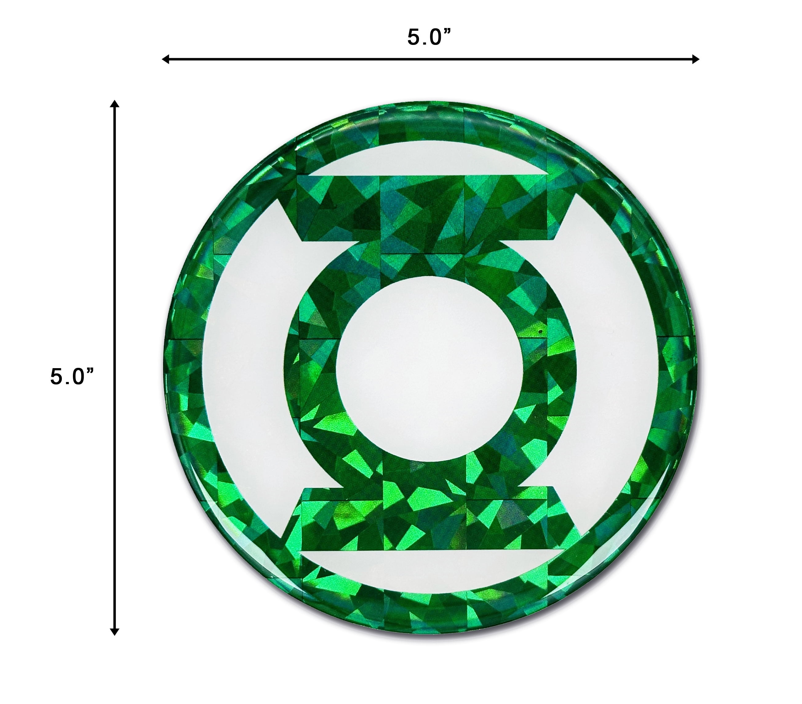 Elektroplate Officially Licensed Oversized 3D Doming Green Lantern ...