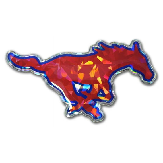 Elektroplate Officially Licensed Southern Methodist University Red Auto ...