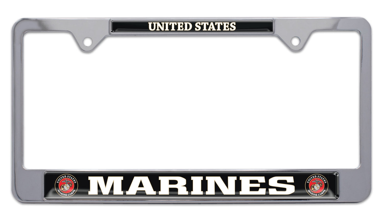 United States Marines Chrome License Plate Frame - Walmart.com