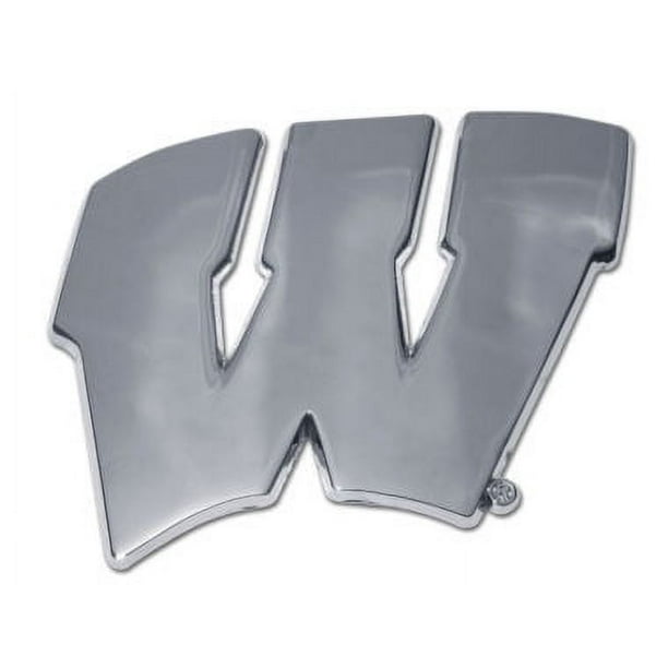 Elektroplate Officially Licensed University of Wisconsin Shiny Chrome ...
