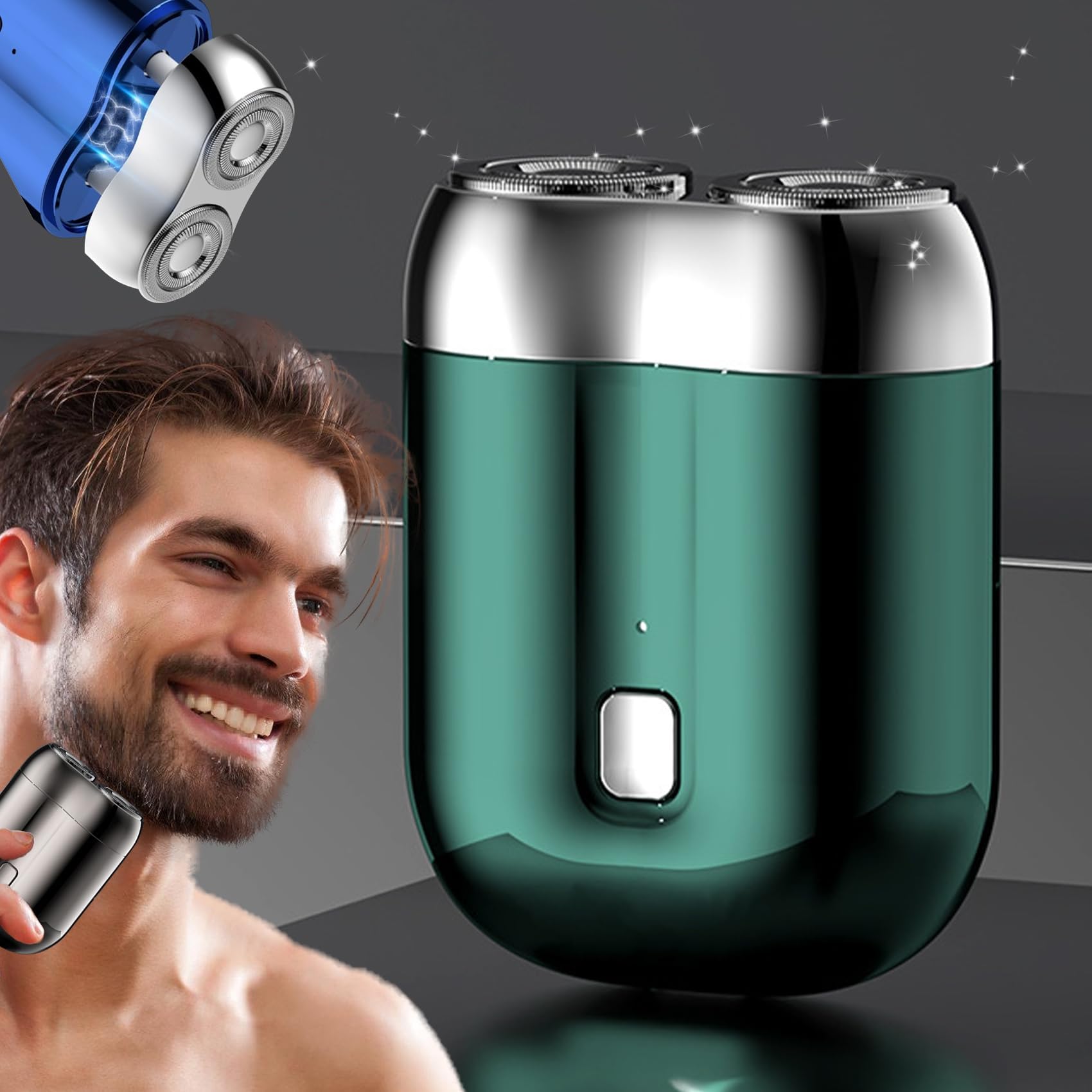 Elemenix Shaver, Mini Razor Dual Head Portable, Mini Dual Head Electric ...