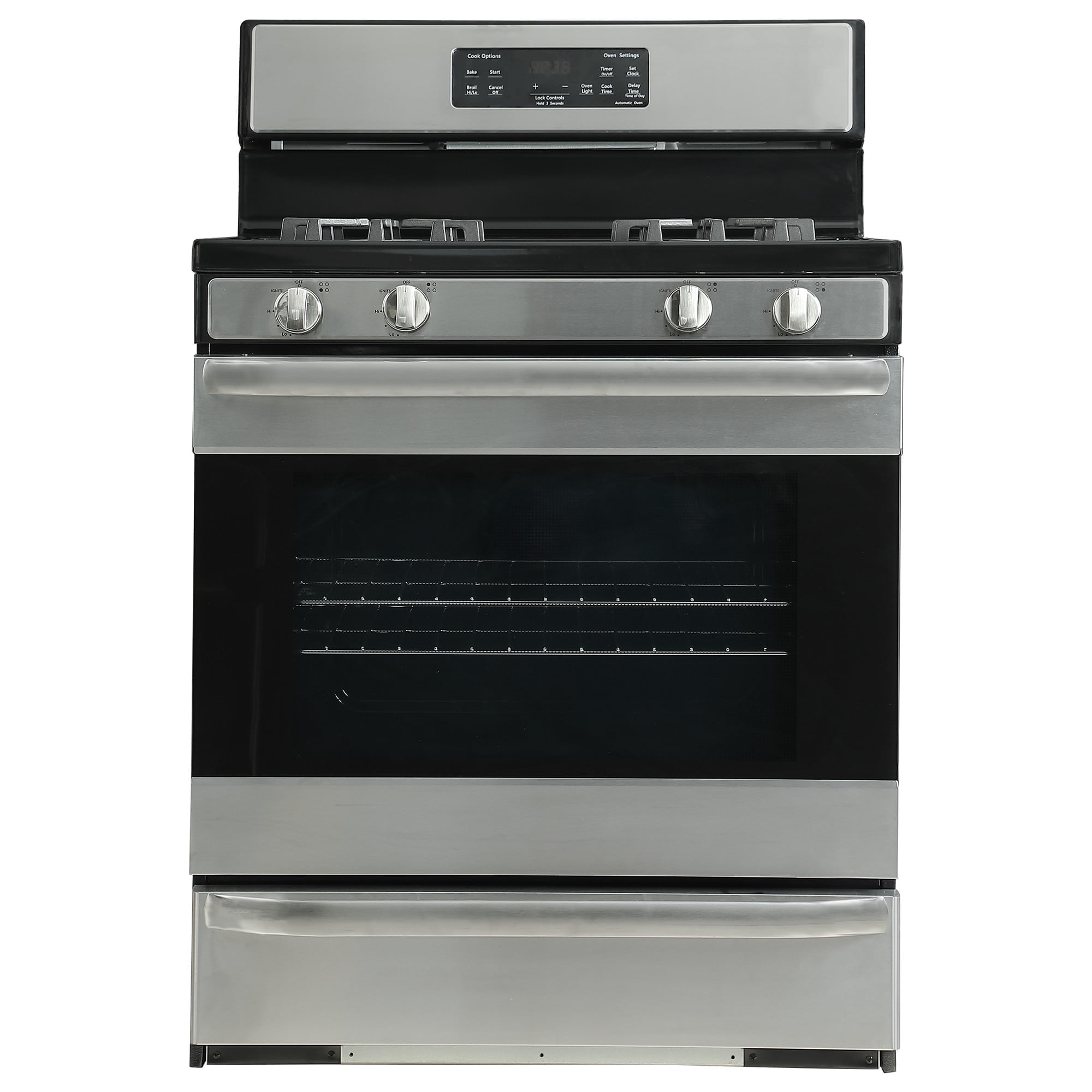 Element 30 Inch 4 Burners 5.2 cu. ft. Freestanding Gas Range, Stainless ...