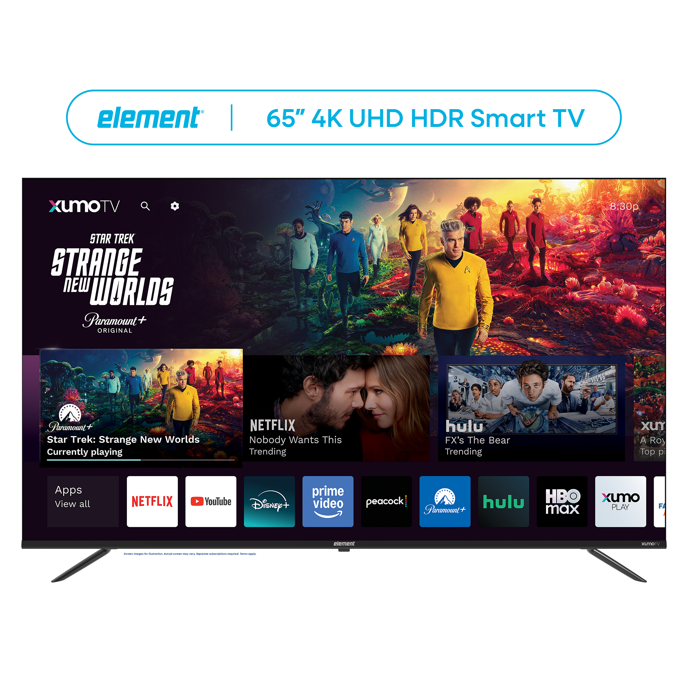 Element 65" 4K UHD HDR Xumo TV (E550AE65C) - Walmart.com