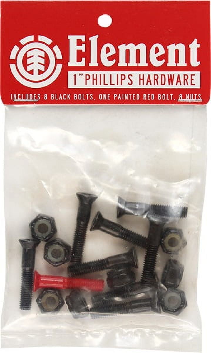 Element Allen Hardware Set Black Red 7/8" - Walmart.com