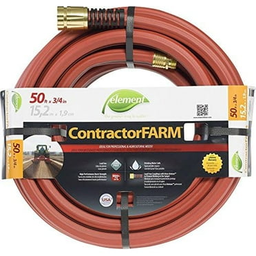 Green Thumb 137885 5/8" x 25' Black Rubber Garden Hose - Walmart.com